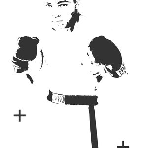 Muhammad Ali Stencil Templates | Print and Cut | Digital Download ...