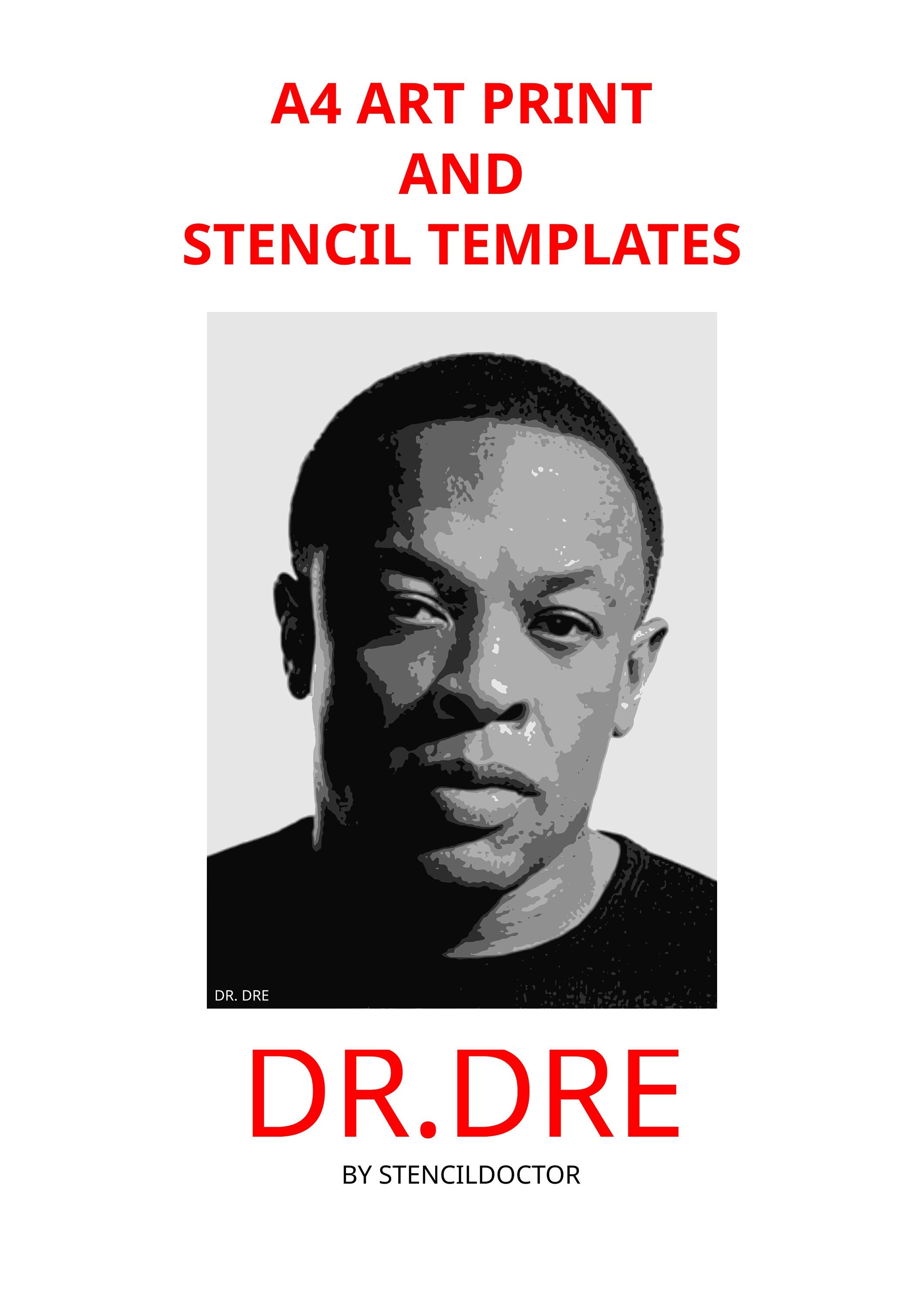 Dr Dre Stencil