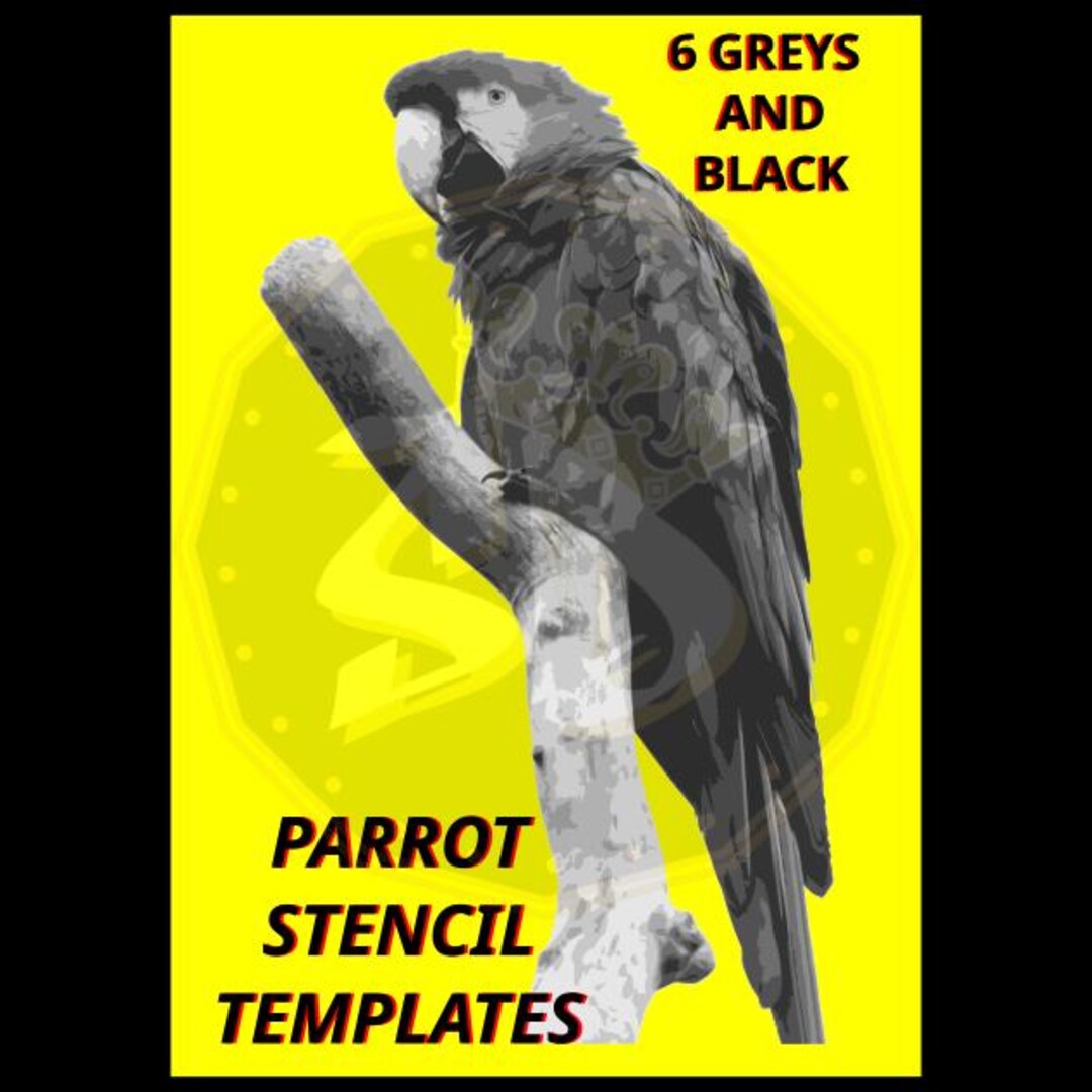 PARROT. Multilayer Stencil Templates for Arts and Crafts - Etsy