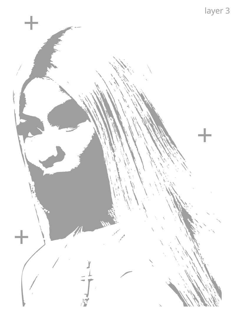 Nicki Minaj. Stencil Templates. 10 Layers. Rap Hip Hop - Etsy
