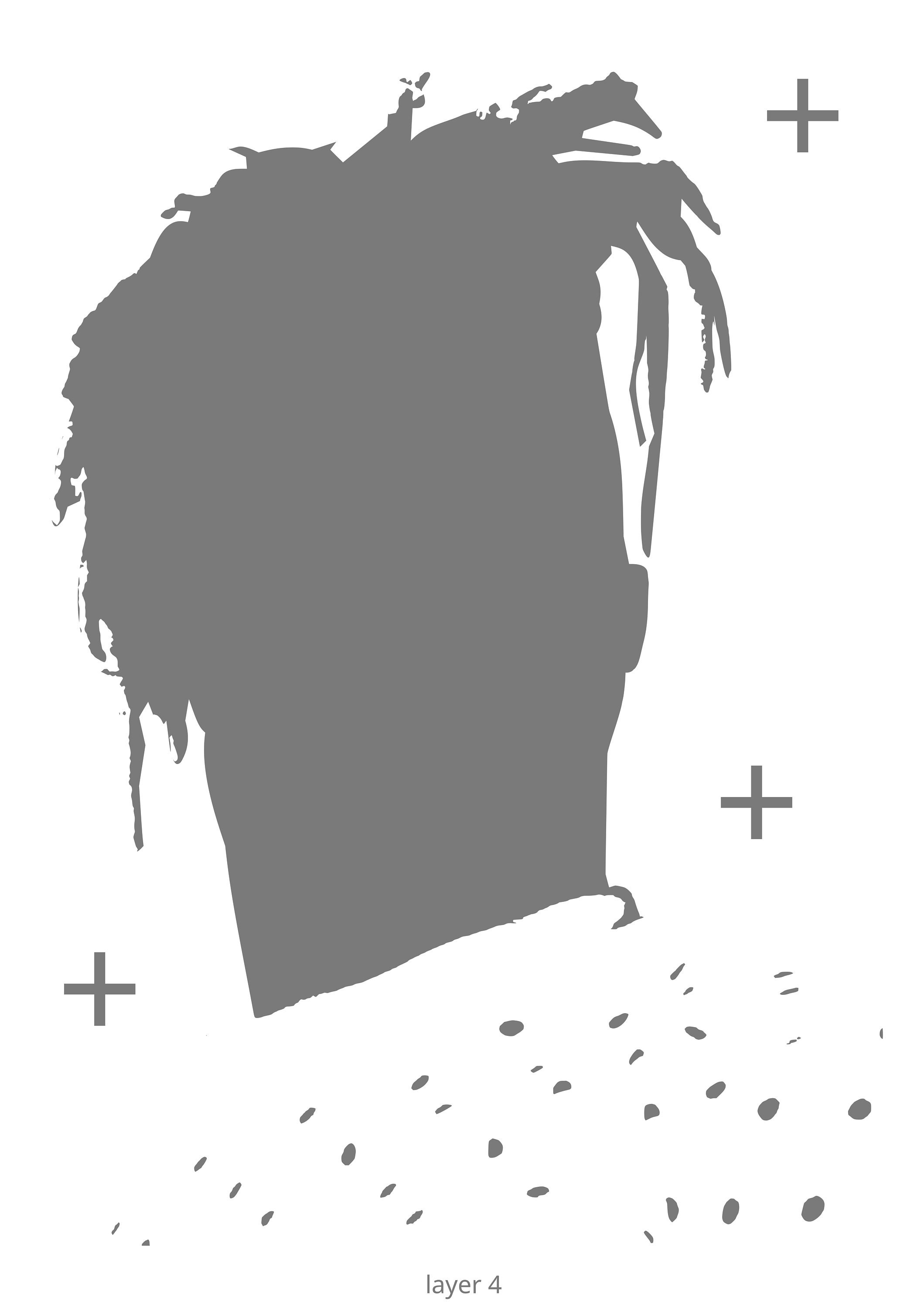 Juice WRLD Stencil Templates and Print and Frame Art Print - Etsy