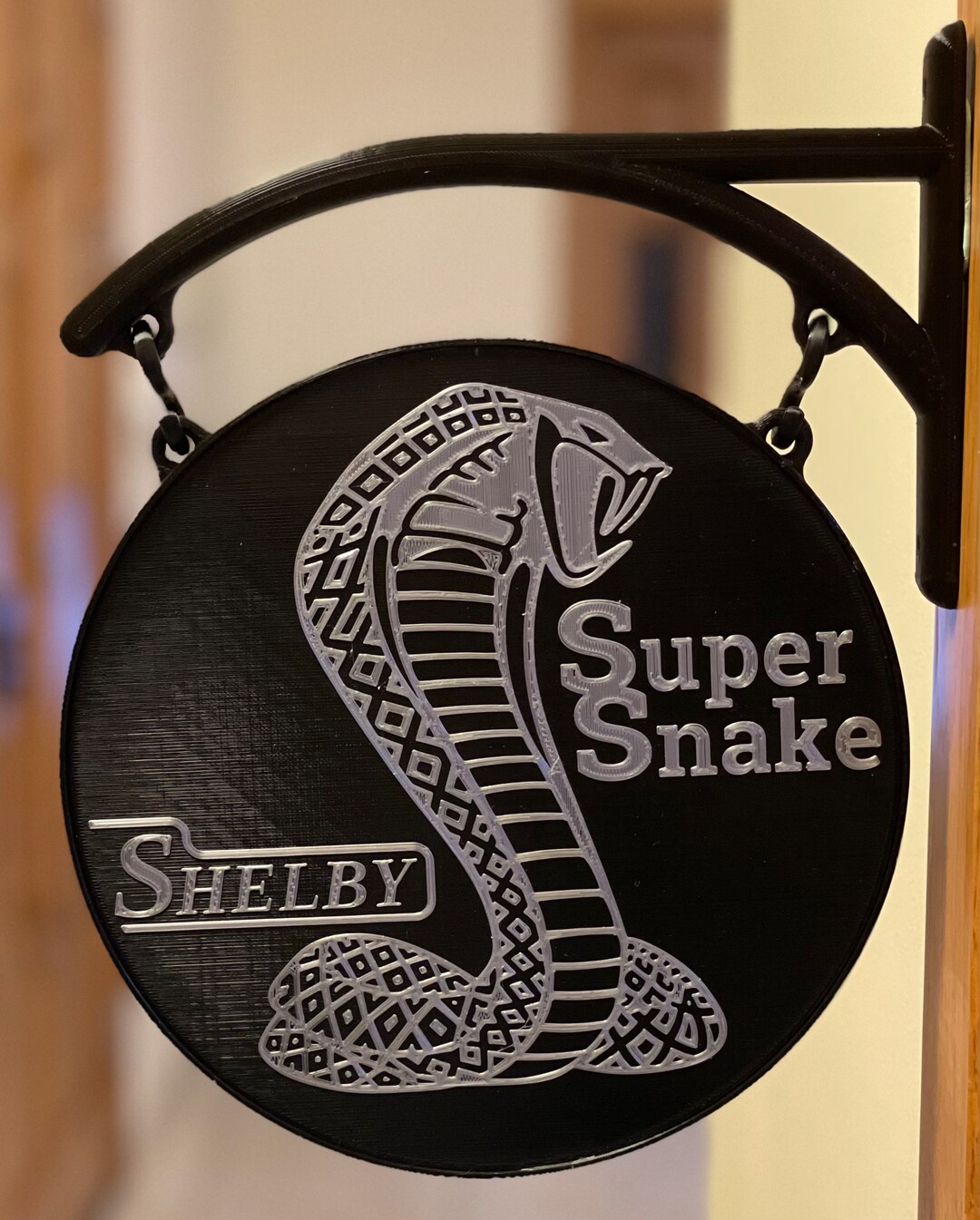 SUPER SNAKE Wall Hanging Double Sided Sign - Etsy