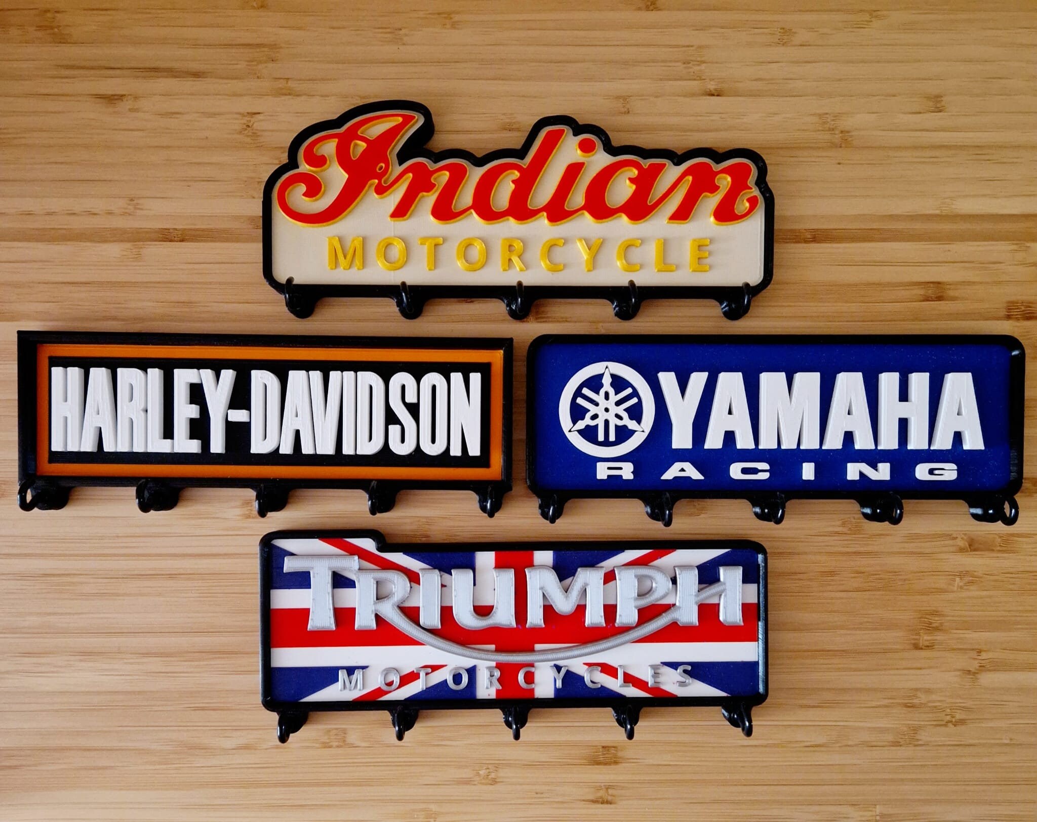 HARLEY DAVIDSON MOTORCYCLE Embossed Key Rack - Etsy