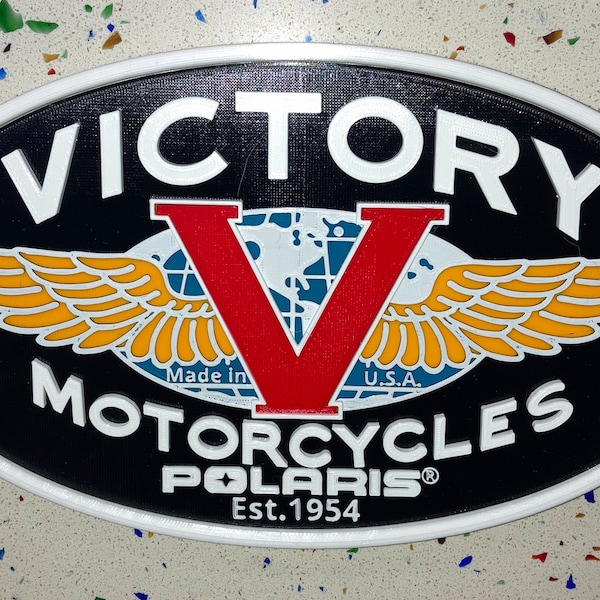 Victory Motorcycle Signs - Etsy
