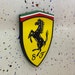 FERRARI Embossed Wall Plaque - Etsy