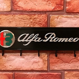 ALFA ROMEO Embossed Key Rack - Etsy