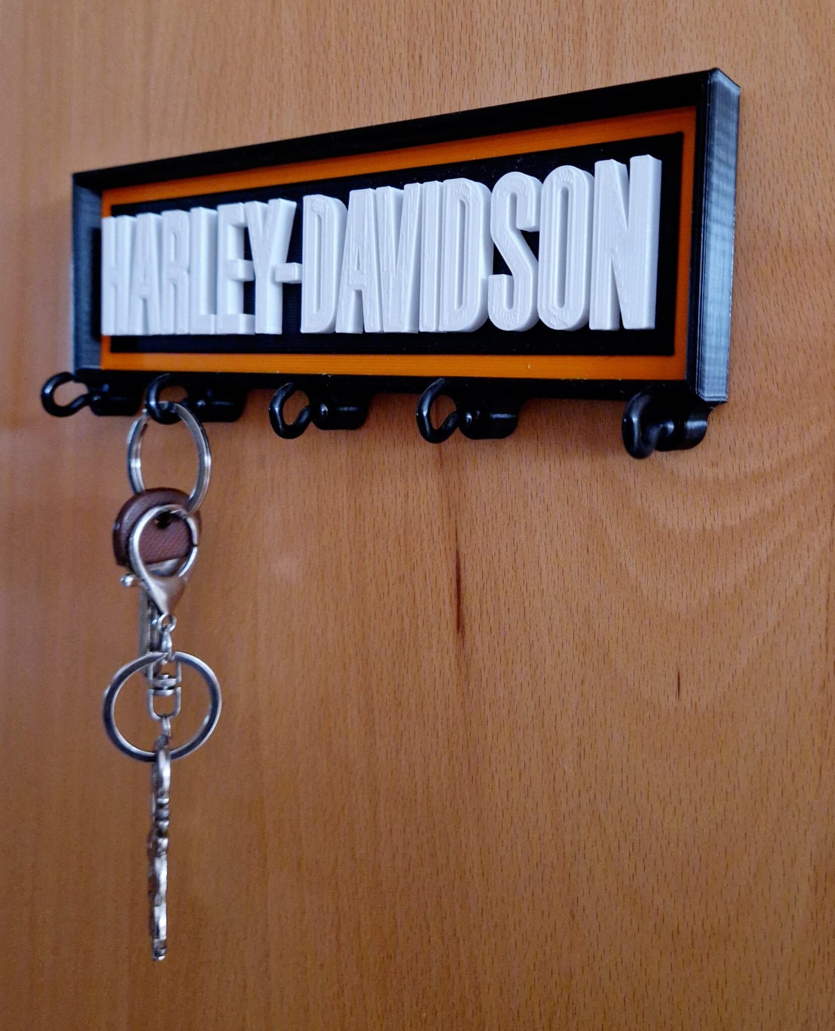 HARLEY DAVIDSON MOTORCYCLE Embossed Key Rack - Etsy