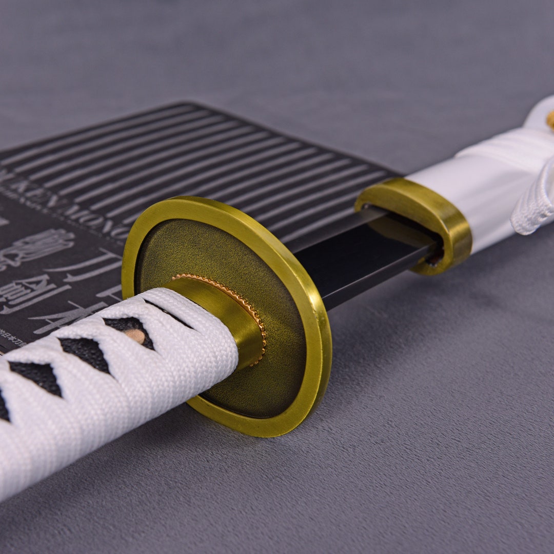 Handmade Japanese Anime Katana Sword Hand Forged Full Tang Cosplay ...