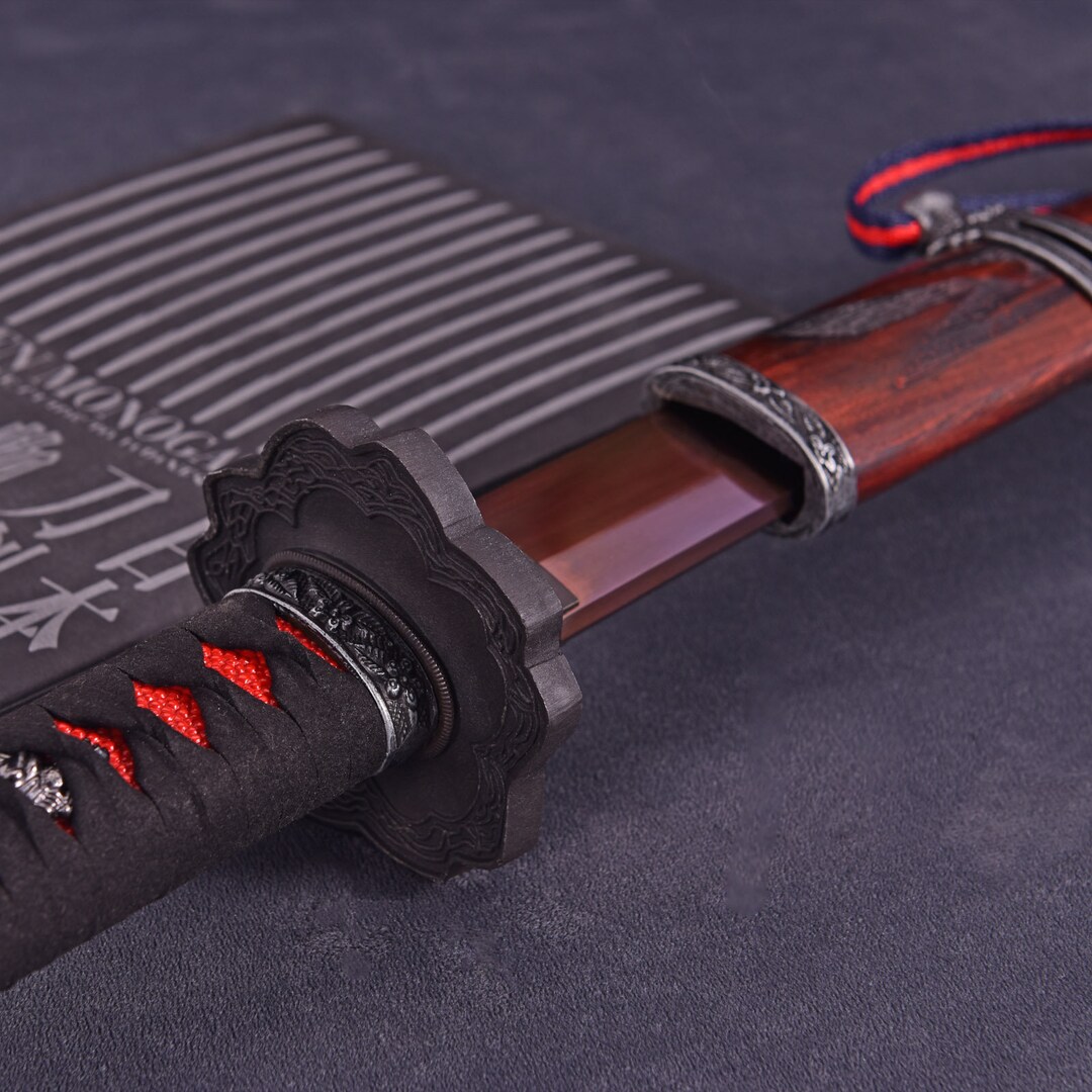 Handmade Mortal Blade Tachi Sword Real Hand Forging Full Tang 1095 ...