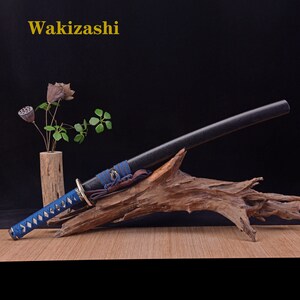 Handmade Daishou Sword-full Tang 1095 High Carbon Steel Samurai Katana ...