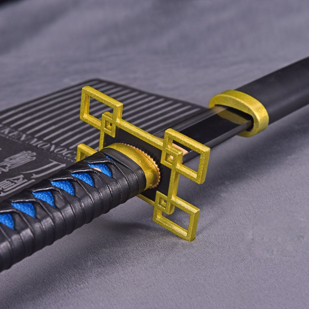 Handmade Japanese Anime Katana Sword Hand Forged Full Tang Cosplay ...