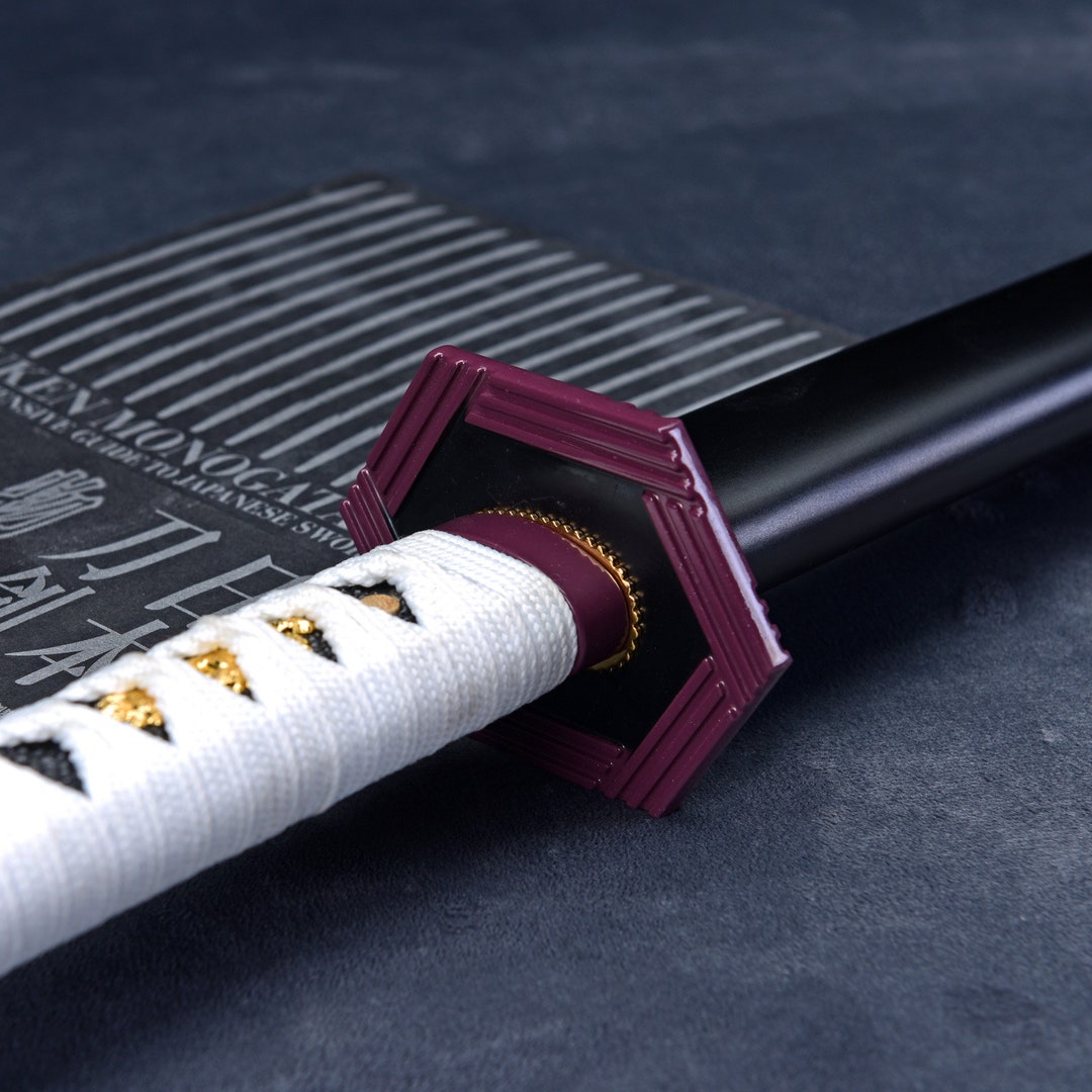 Handmade Japanese Anime Katana Sword Hand Forged Full Tang Cosplay ...