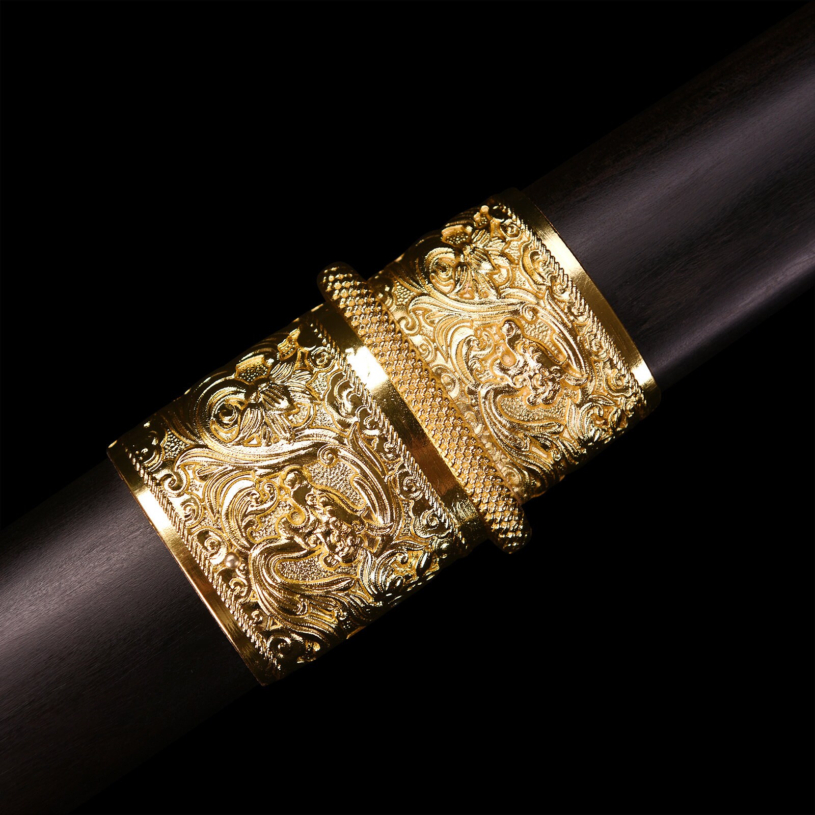 Handmade Damascus Steel Chinese Sword Ring Head Sword Dagger - Etsy
