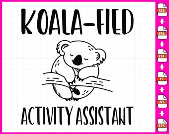 Activity Assistant SVG PNG Koalafied Activity Assistant SVG - Etsy
