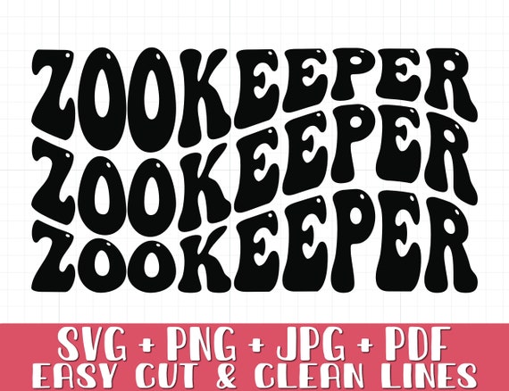 Zookeeper SVG PNG Instant Download - Etsy