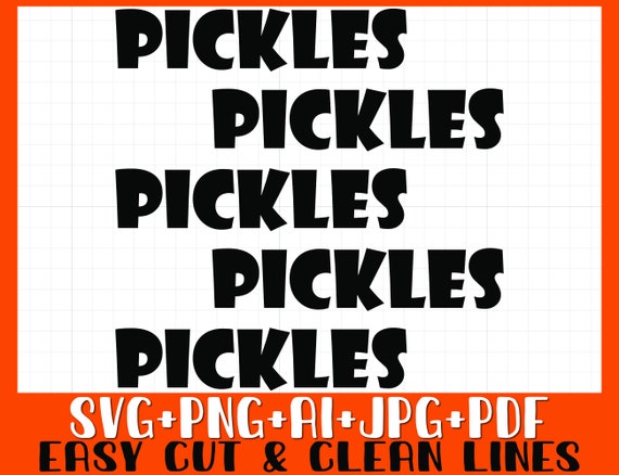 Pickle SVG PNG Pickles Svg Png Instant Download - Etsy