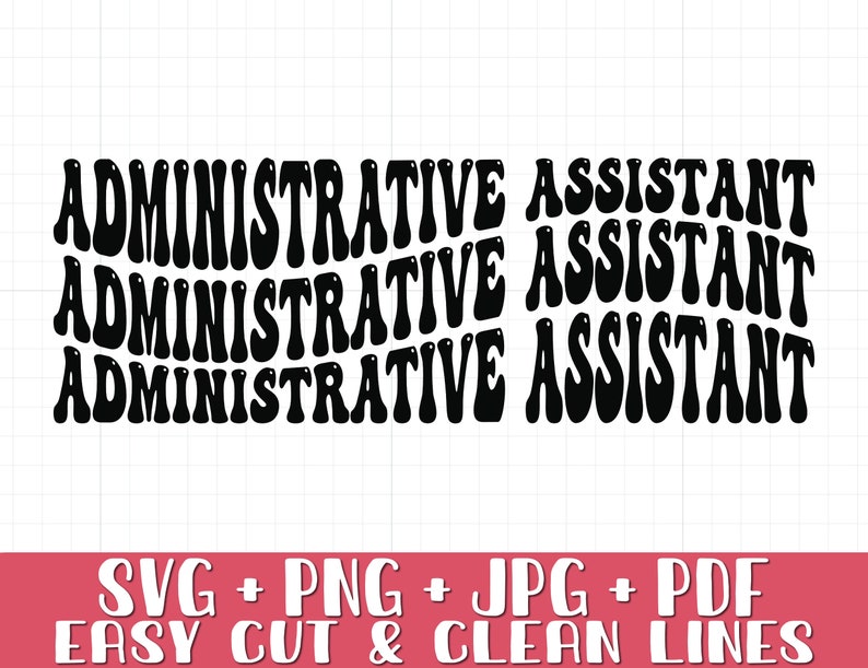 Administrative Assistant Svg Png Instant Download - Etsy