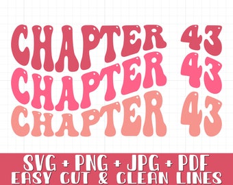 Chapter 43th Svg - Etsy