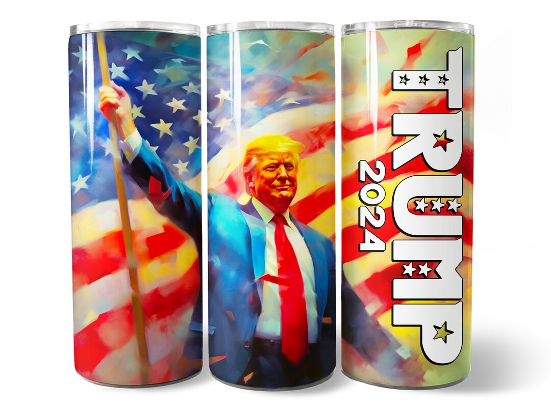 Donald Trump Tumbler Wrap PNG Design, Donald Trump 2024 US Election 20 ...