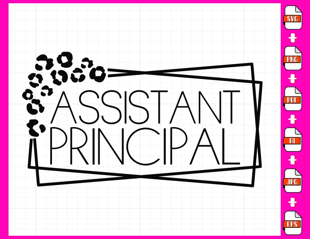 Assistant Principal SVG PNG, Instant Download - Etsy