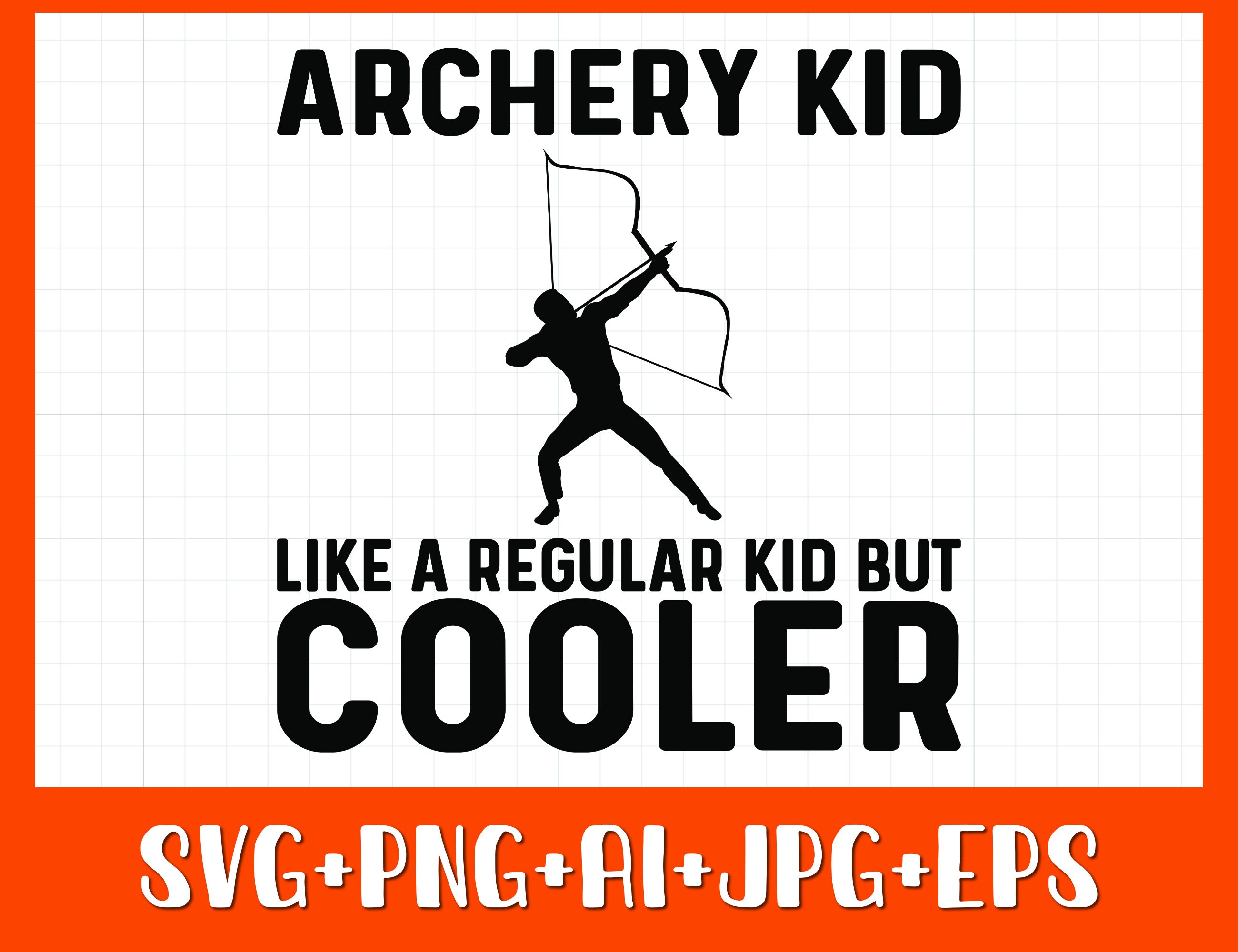 Archery SVG PNG, Archer Kid Svg, Archer Svg, Instant Download - Etsy