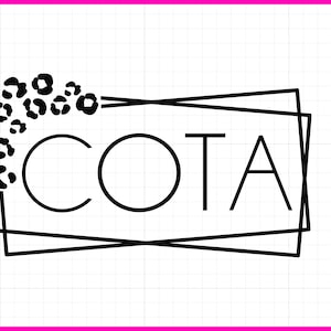 COTA SVG PNG, Certified Occupational Therapy Assistant Svg, Instant ...