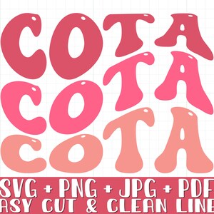 COTA Svg Png, Certified Occupational Therapy Assistant Svg, Instant ...