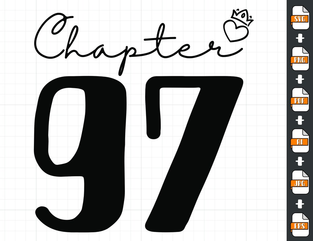 97 Birthday SVG PNG Chapter 97 SVG 97th Birthday Svg Instant Download ...