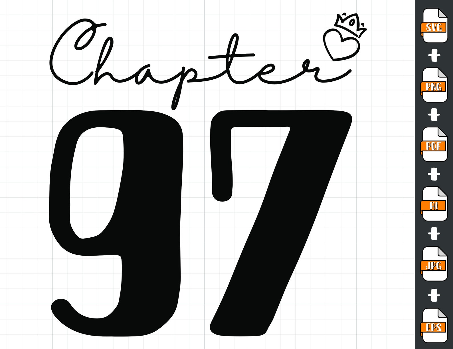 97 Birthday SVG PNG Chapter 97 SVG 97th Birthday Svg Instant - Etsy