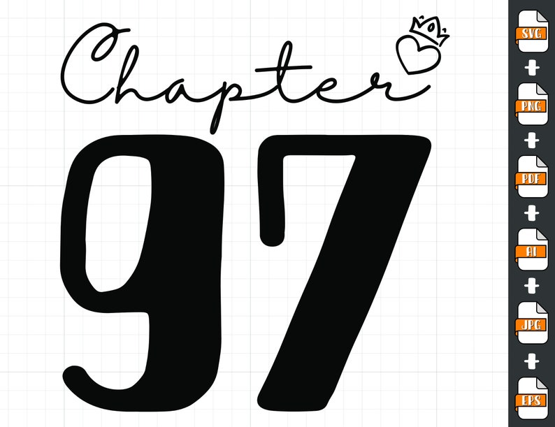 97 Birthday SVG PNG Chapter 97 SVG 97th Birthday Svg Instant - Etsy
