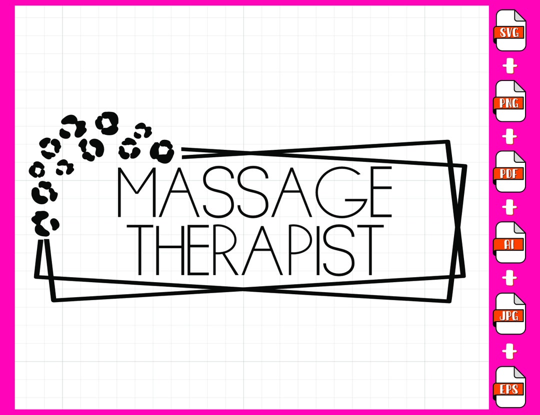 Massage Therapist SVG PNG, Massage Therapy Svg Png Instant Download - Etsy