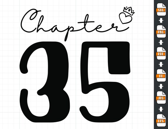 35 Birthday SVG PNG Chapter 35 SVG 35th Birthday Svg Instant - Etsy