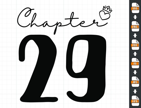 29 Birthday SVG PNG Chapter 29 SVG 29th Birthday Svg Instant - Etsy