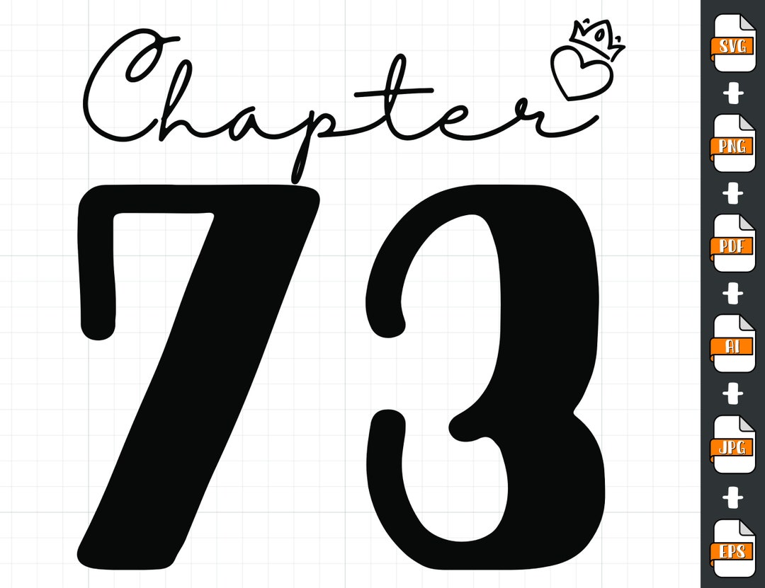 73 Birthday SVG PNG Chapter 73 SVG 73th Birthday Svg Instant Download ...