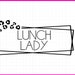 Lunch Lady SVG PNG, Cafeteria Lady Svg Png Instant Download - Etsy