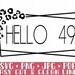 Hello 49 Svg Png, 49th Birthday Svg Png, Instant Download - Etsy