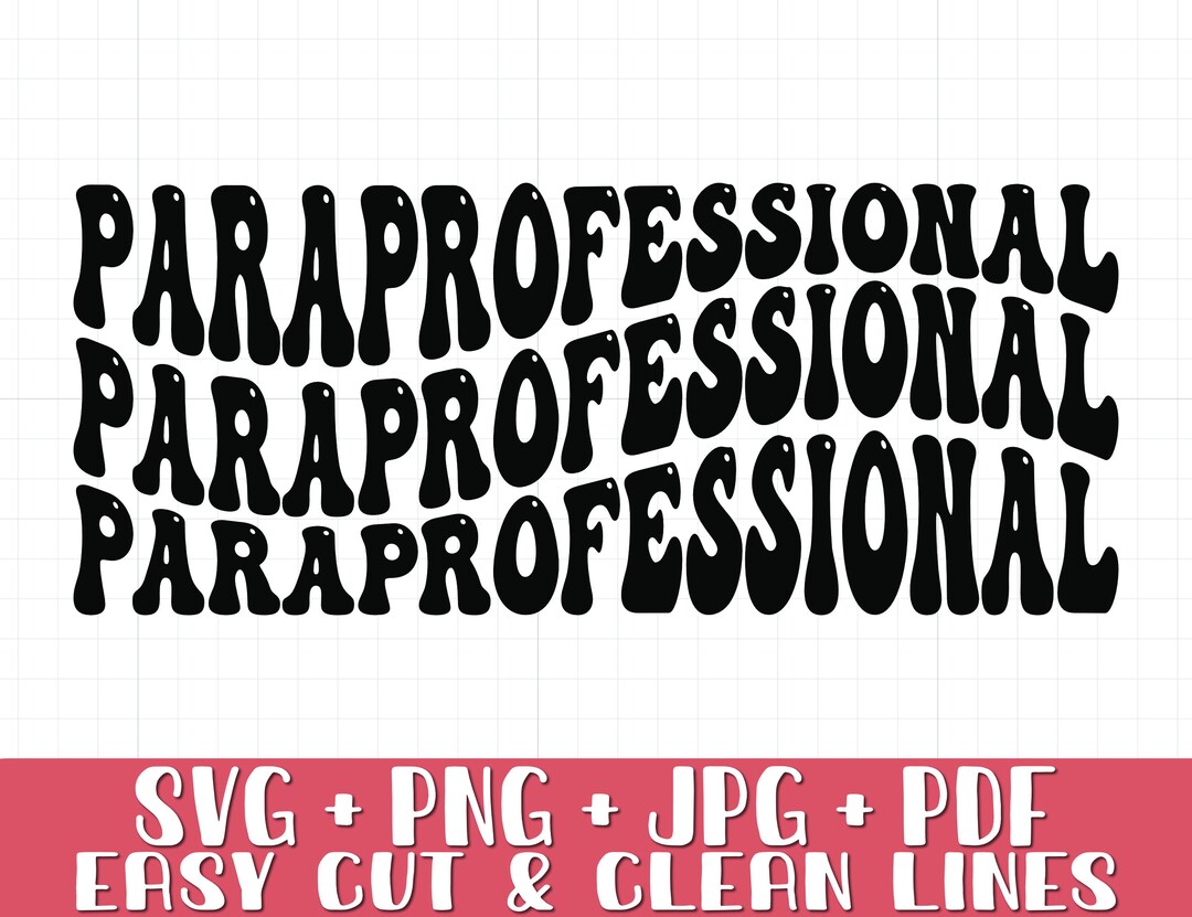 Paraprofessional Svg Png, Instant Download - Etsy