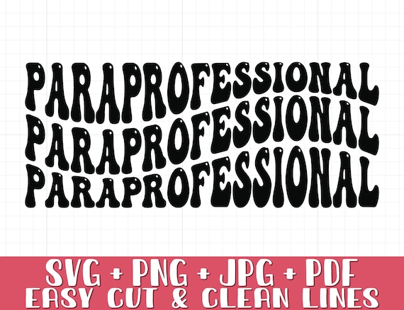 Paraprofessional Svg Png Instant Download - Etsy