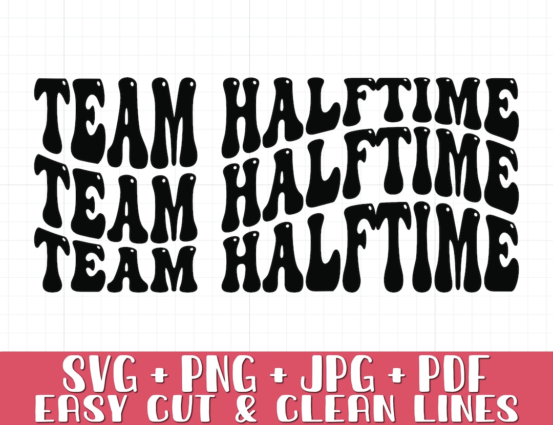 Team Halftime Svg Png, Instant Download - Etsy