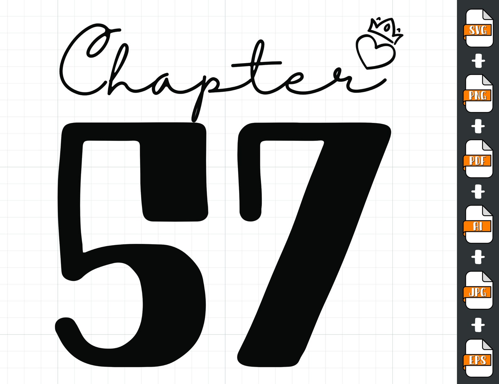 57 Birthday SVG PNG Chapter 57 SVG 57th Birthday Svg Instant - Etsy