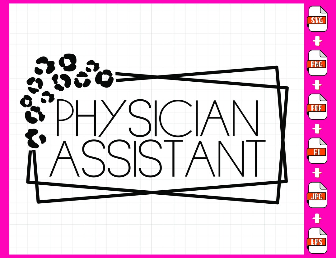 Physician Assistant SVG PNG, Instant Download - Etsy