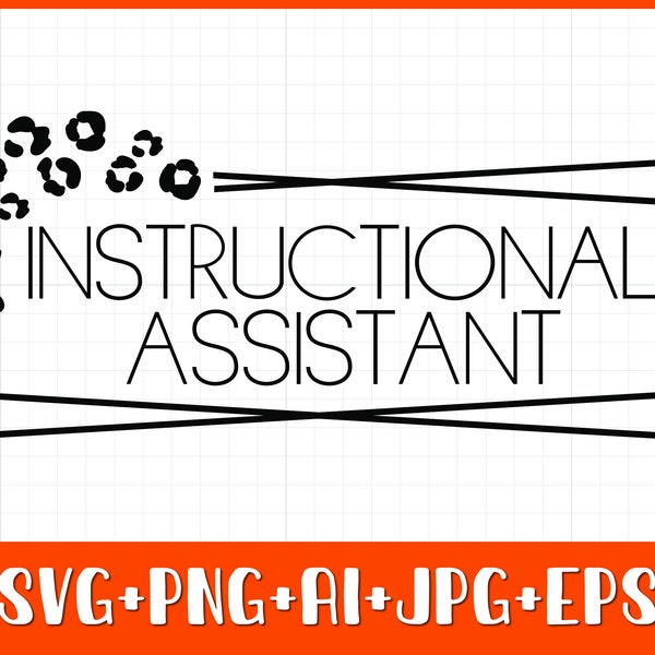 Instructional Assistant Svg - Etsy