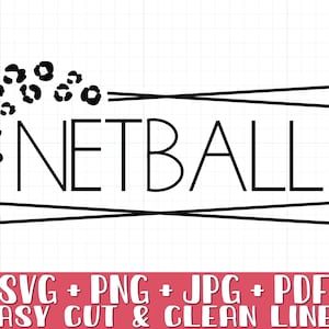 Netball Svg Png, Instant Download - Etsy Australia