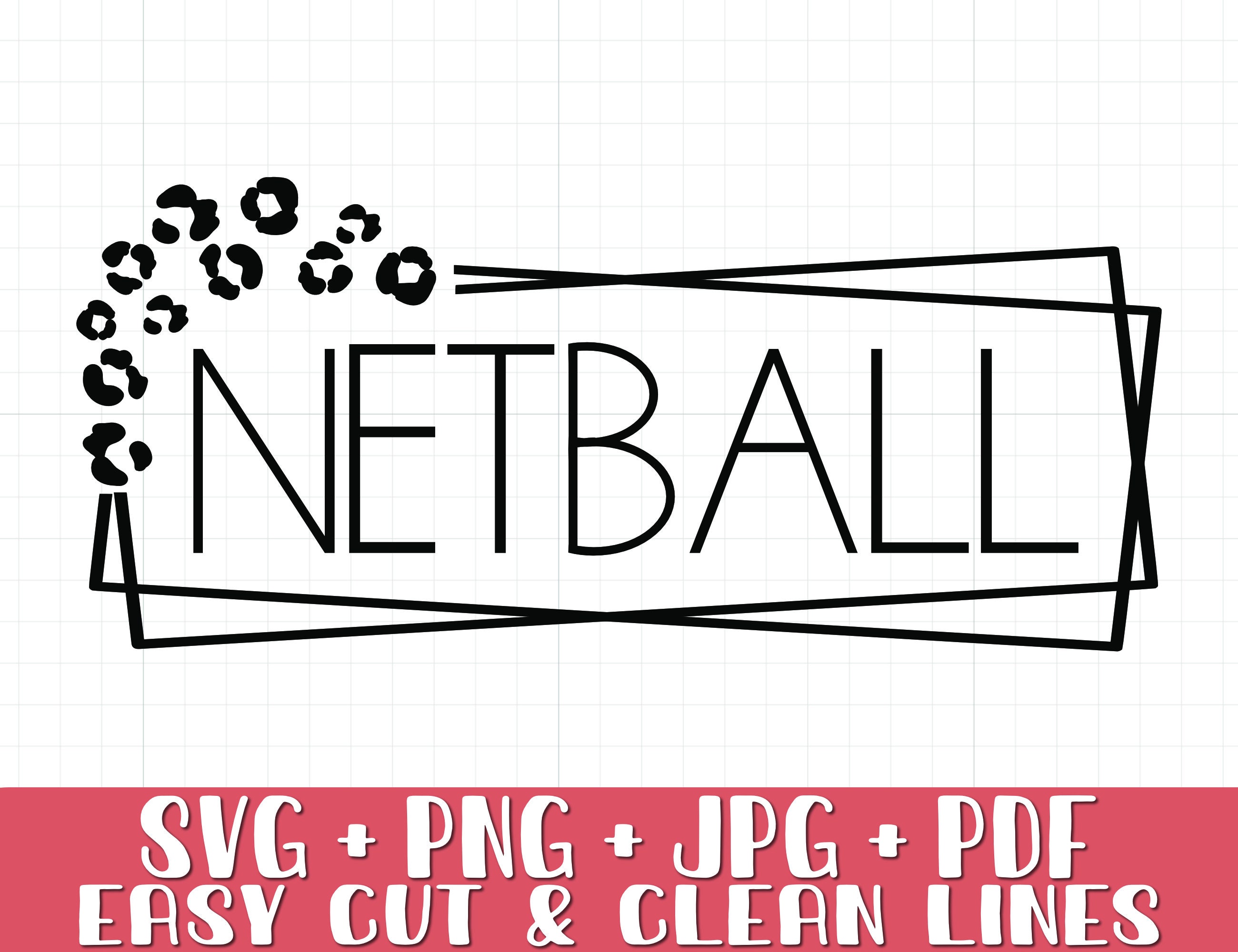 Netball Svg Png Instant Download - Etsy Australia