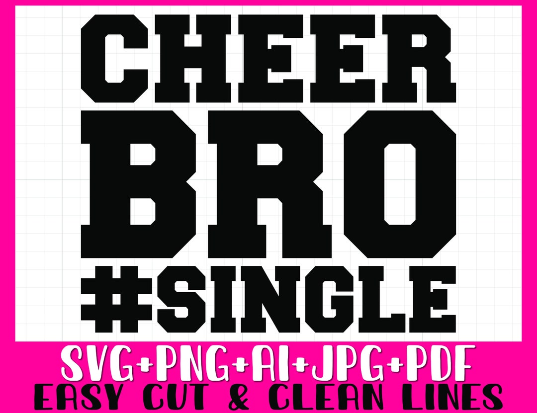 Cheer Brother SVG PNG, Cheer Bro Svg Png, Instant Download - Etsy