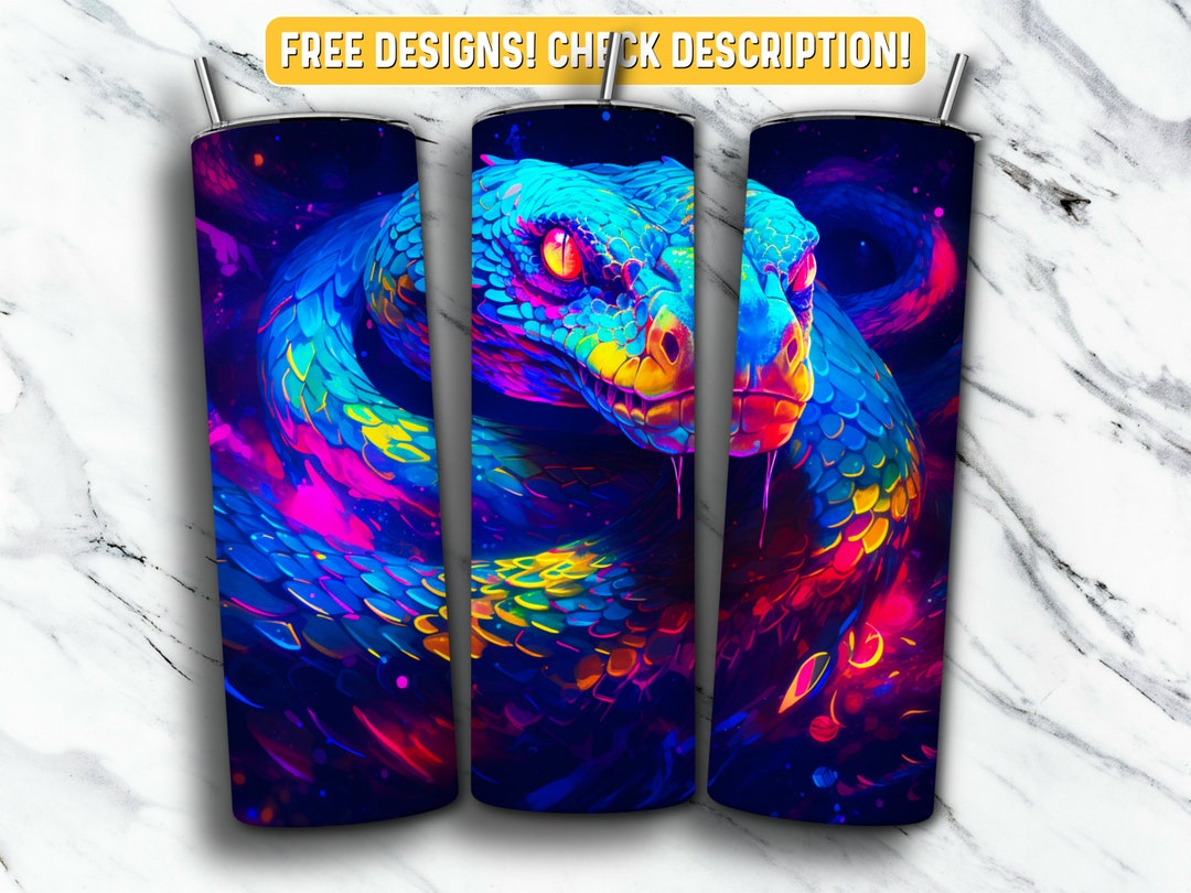 Snake Anaconda Tumbler Wrap PNG Design, Anaconda Snake 20 Oz Skinny ...