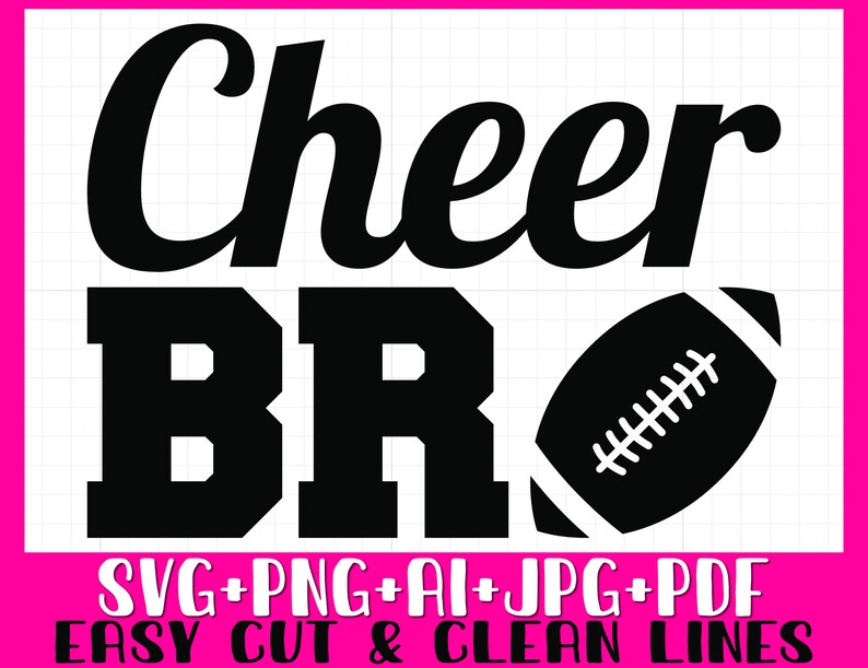 Cheer Bro SVG PNG Cheer Brother Svg Png Instant Download - Etsy