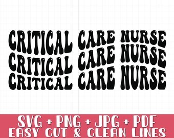 Critical Care Nurse Png - Etsy