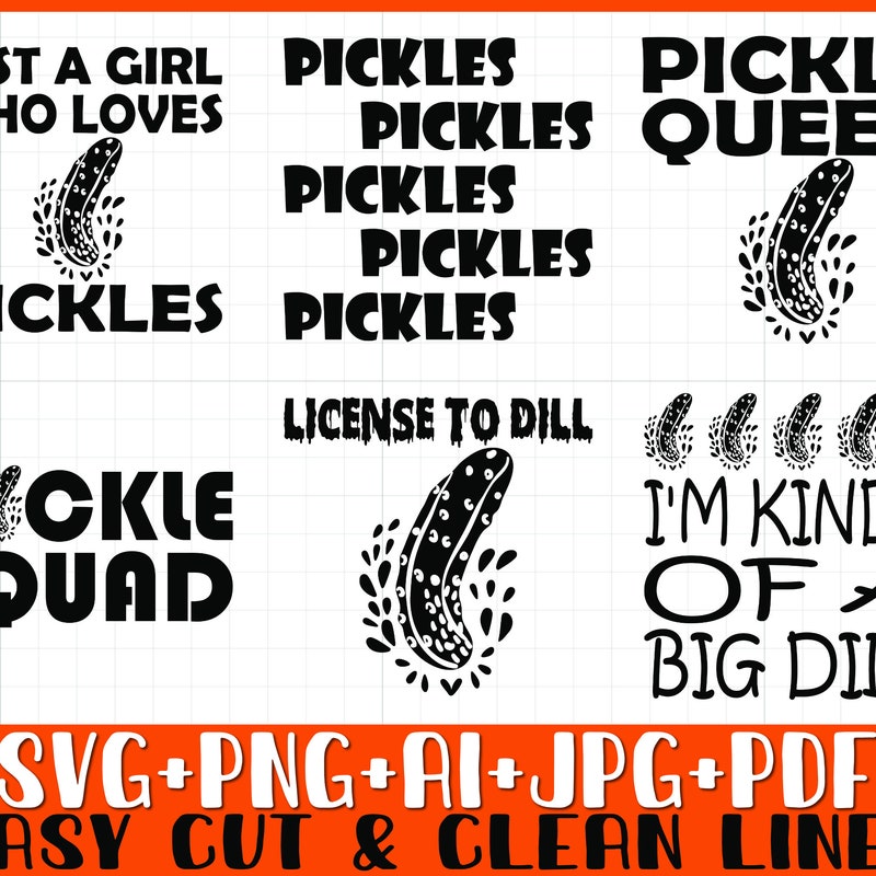 Pickle Svg - Etsy