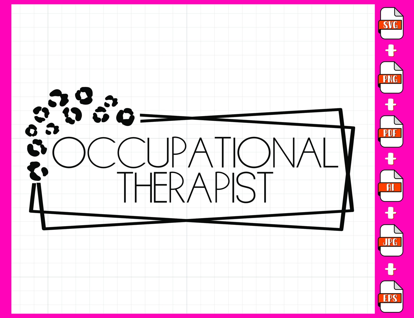 Occupational Therapist SVG PNG OT Svg Occupational Therapy - Etsy